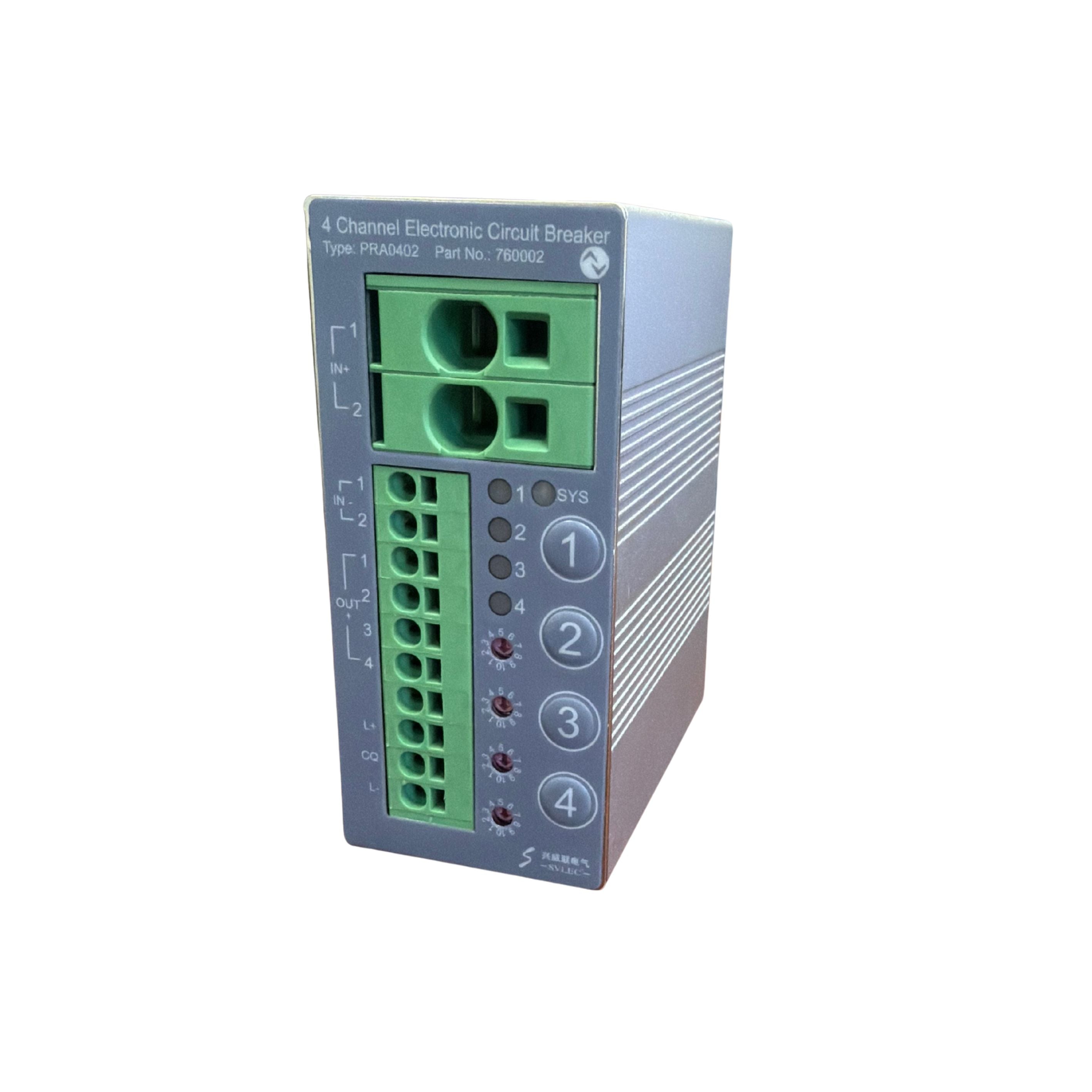 Electronic circuit breaker, 4 currents with IO-Link communication ...
